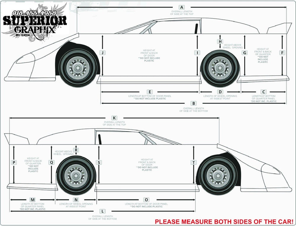 Racecar Templates - Superior Graphix
