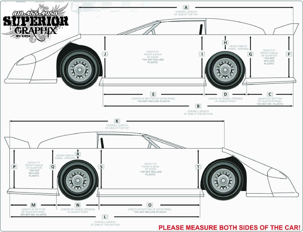Racecar Templates - Superior Graphix